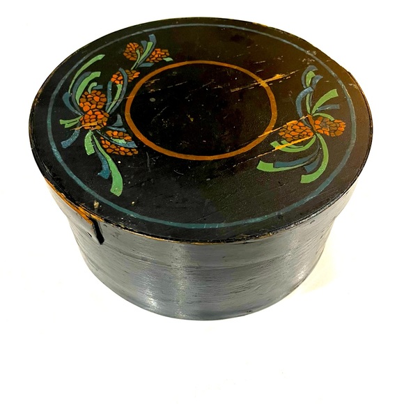 Antique Pantry Box | Kitchen | Rare Shaker Type Pantry Box With Tole ...